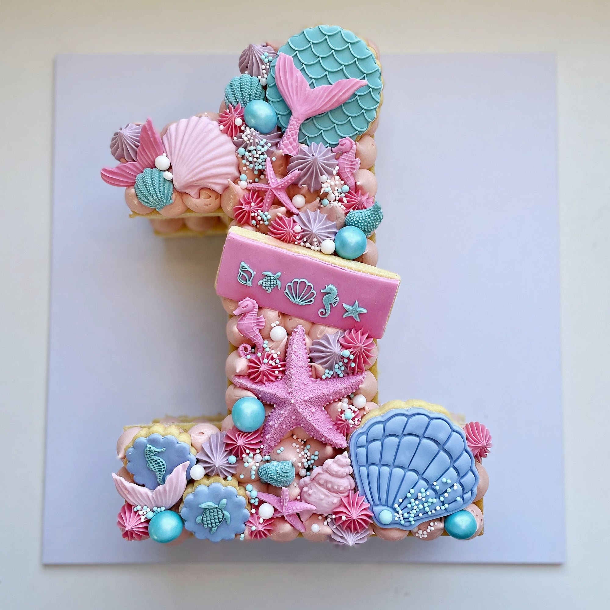 Mermaid Number / Letter Cake