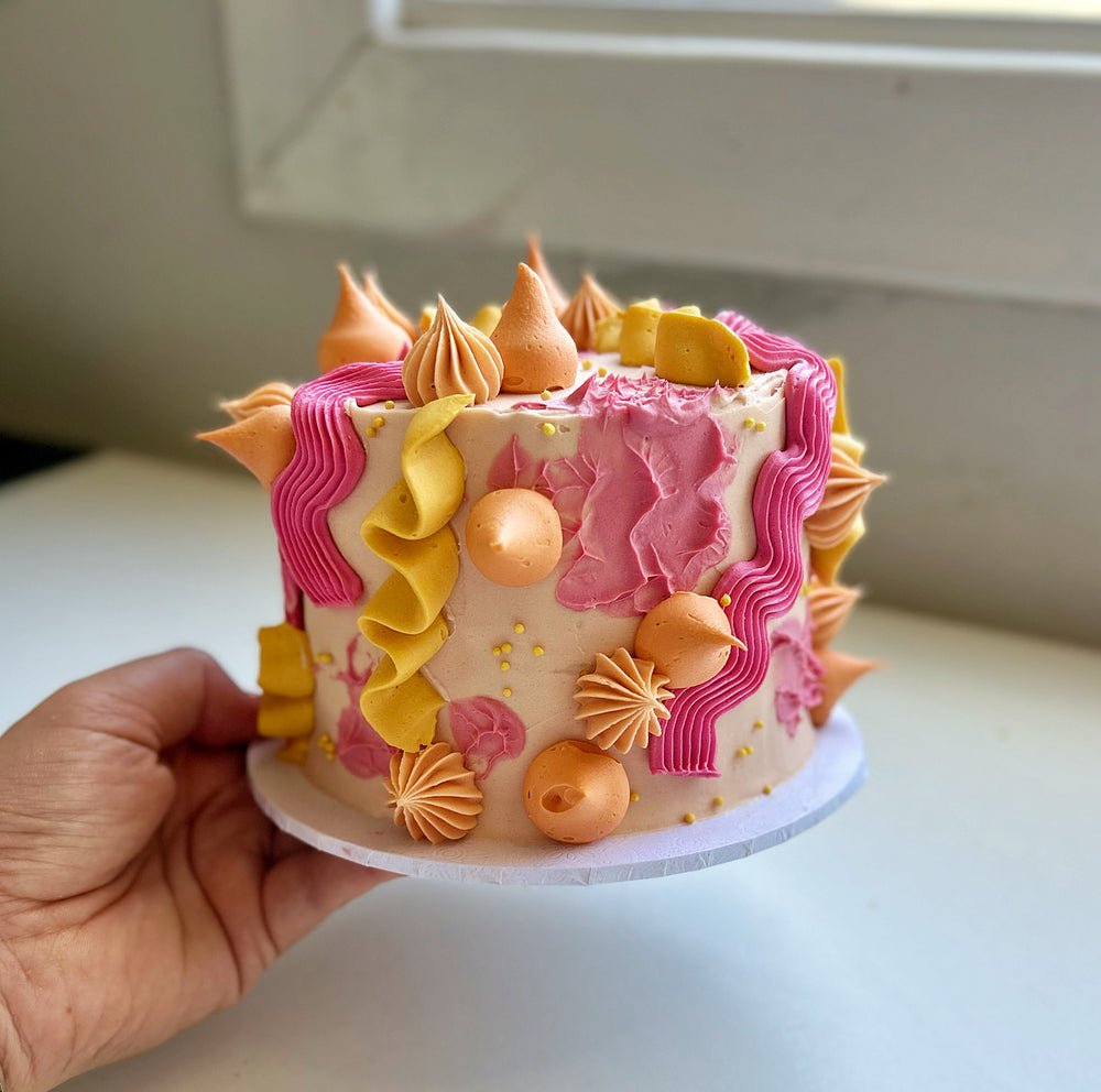 Squiggly Fun Celebration Cake